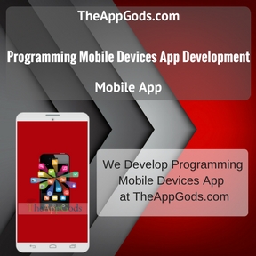 Programming Mobile Devices Application Development Service - Mobile ...